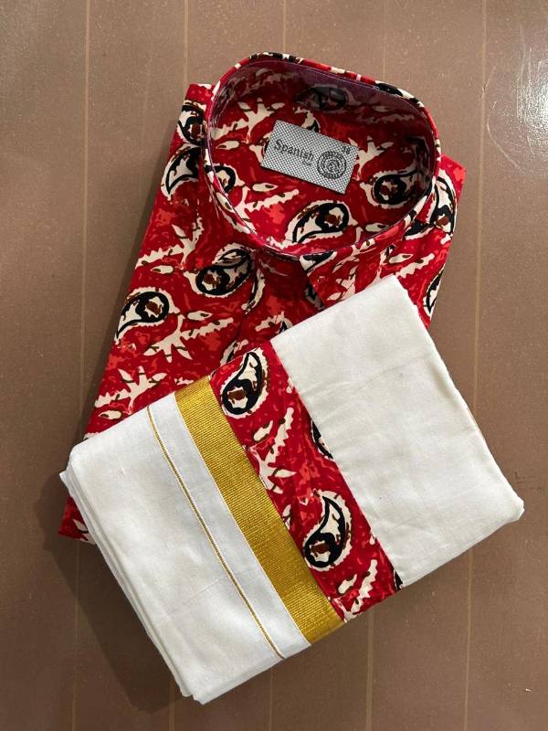 Onam combo red | CHENDA KADA