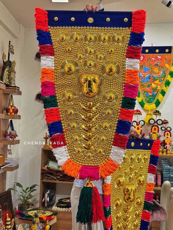 3 feet Traditional Netipattam (Elephant Caparison) | CHENDA KADA