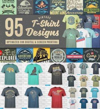 95-T-Shirt-Designs-Mega-Bundle | Amazing