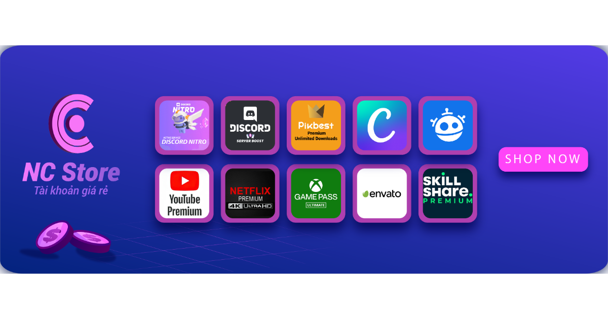 NC Store - Tài khoản giá rẻ